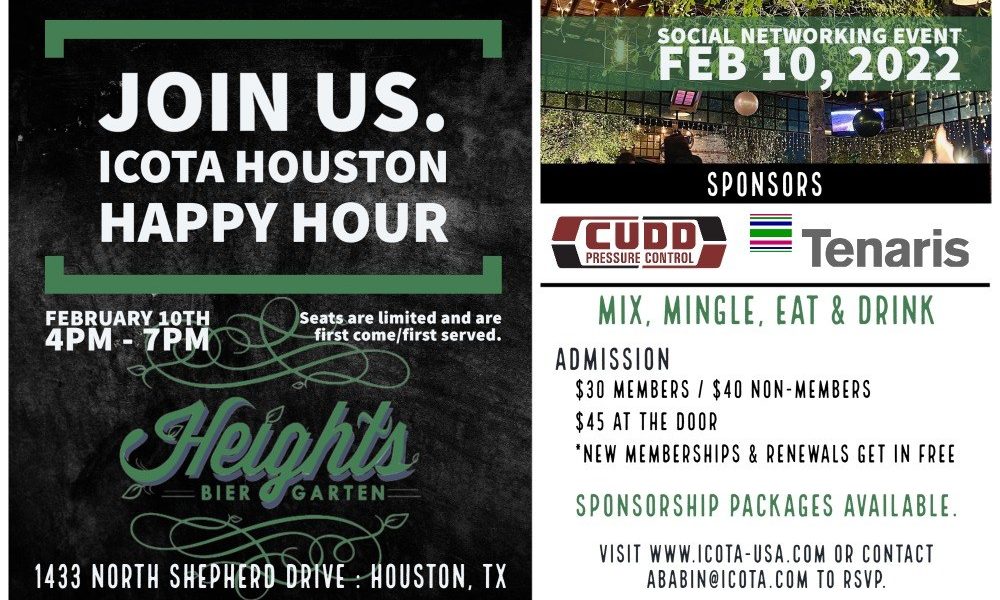 ICoTA USA Chapter Happy Hour - Heights Bier Garten